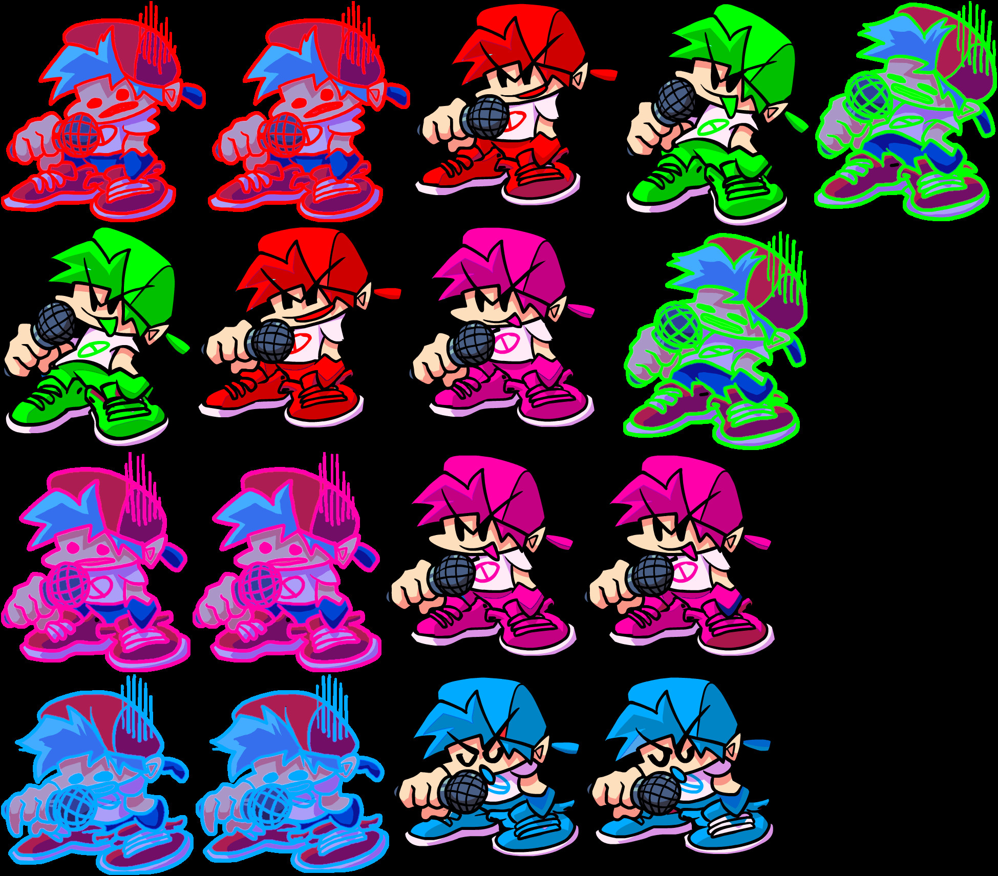 [SENSITIVE CONTENT] Boyfriend Note Color Sync Mod for Friday Night ...