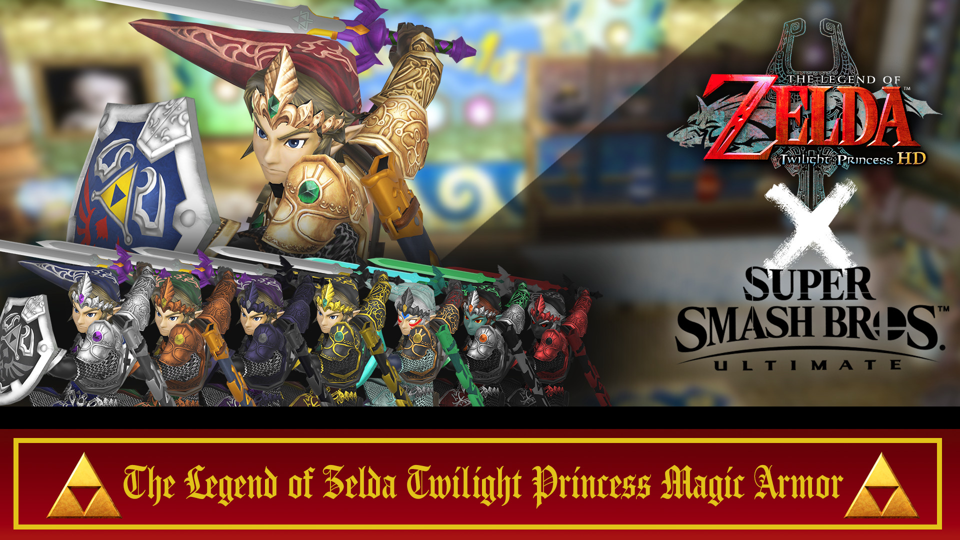 Link's Magic Armor WITH COLORS! Mod for Super Smash Bros. Ultimate ...