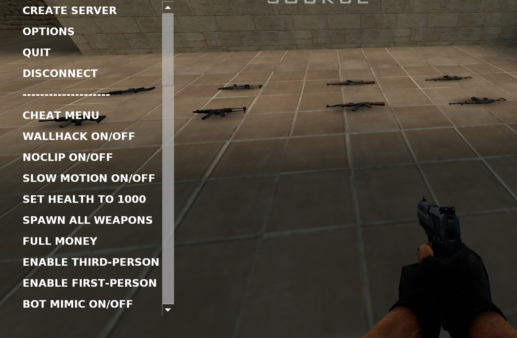 CHEAT MENU FOR CSS Mod for Counter-Strike: Source | CS:S Mods
