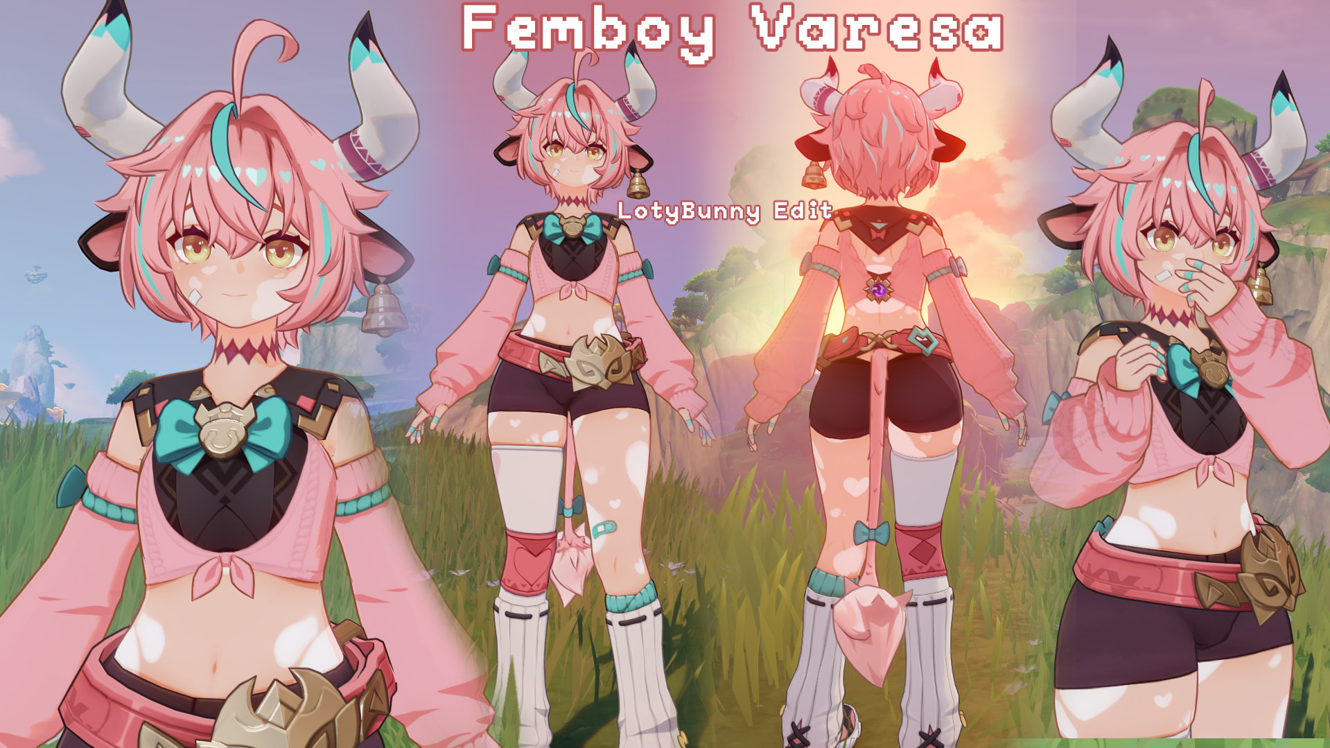 LotyBunny's Femboy Varesa Mod for Genshin Impact | GI Mods