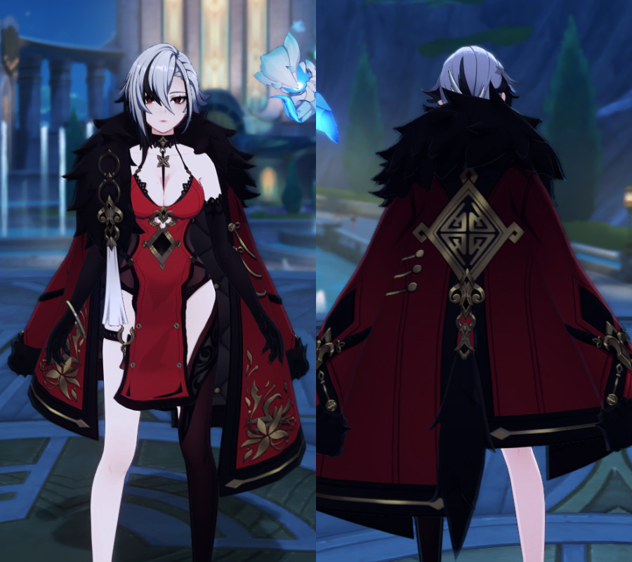 Arlecchino Artnis's Dress Mod Mod for Genshin Impact | GI Mods