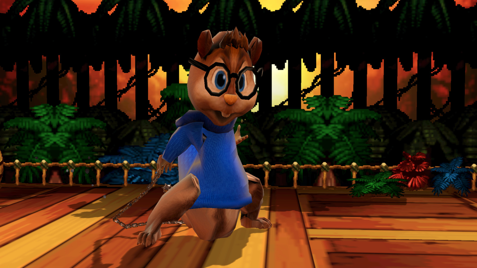 Simon the Chipmunk over Simon (Request) Mod for Super Smash Bros ...