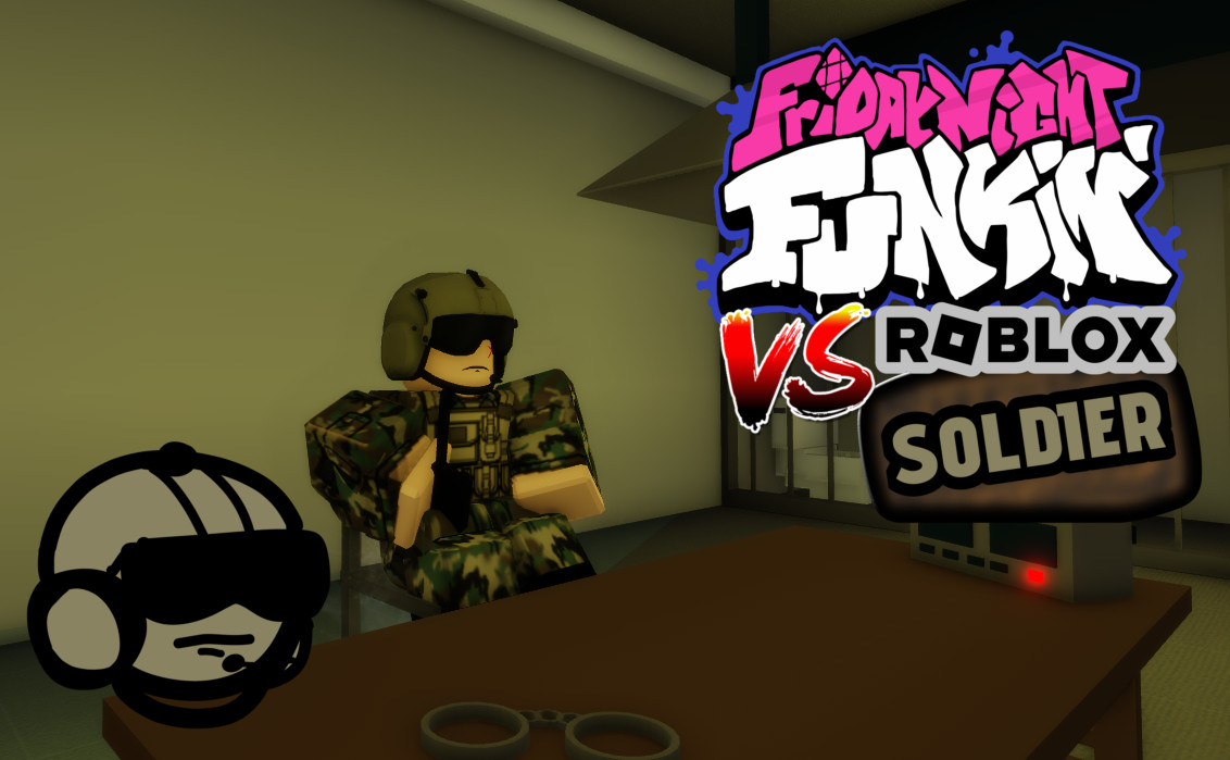 Friday Night Funkin': Vs. Roblox Soldier Mod for Friday Night Funkin ...