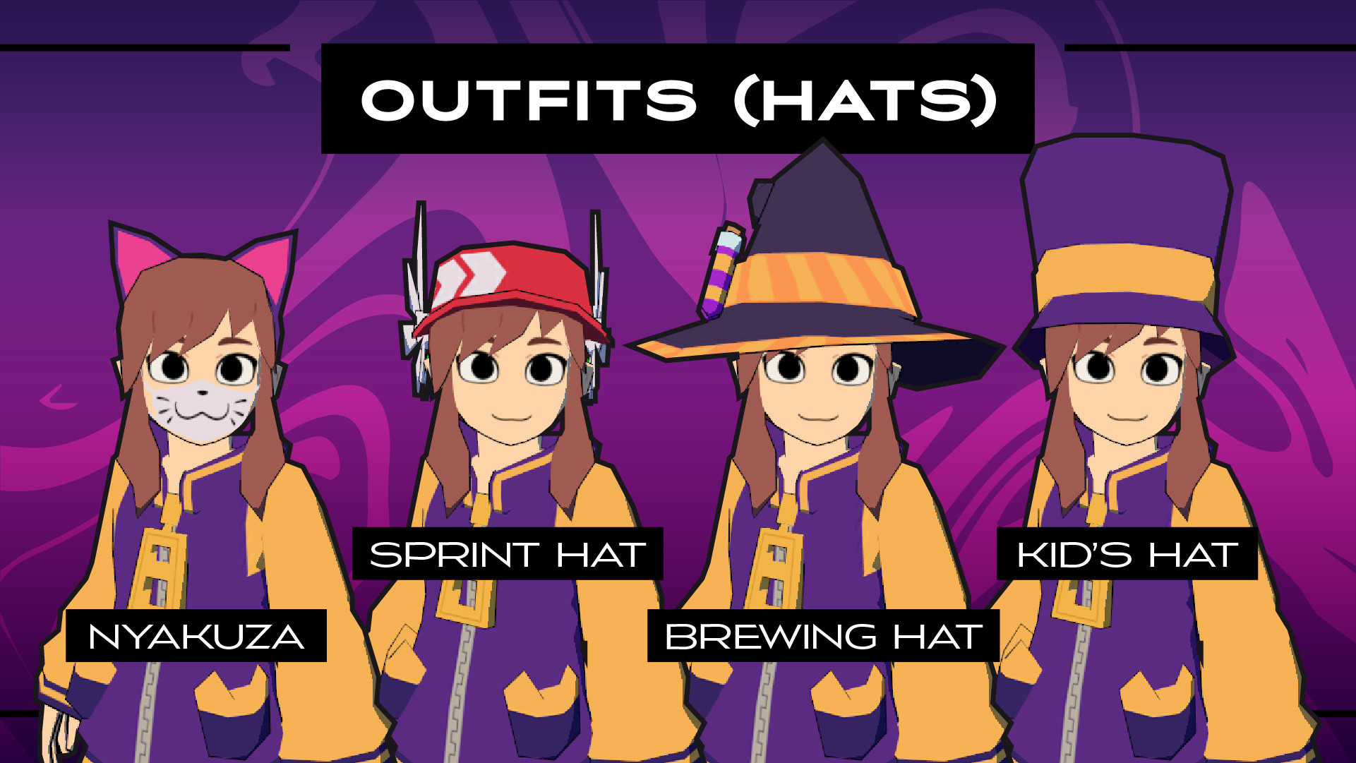 Nyakuza Hat Kid (Funkified) Mod for Bomb Rush Cyberfunk | BRC Mods