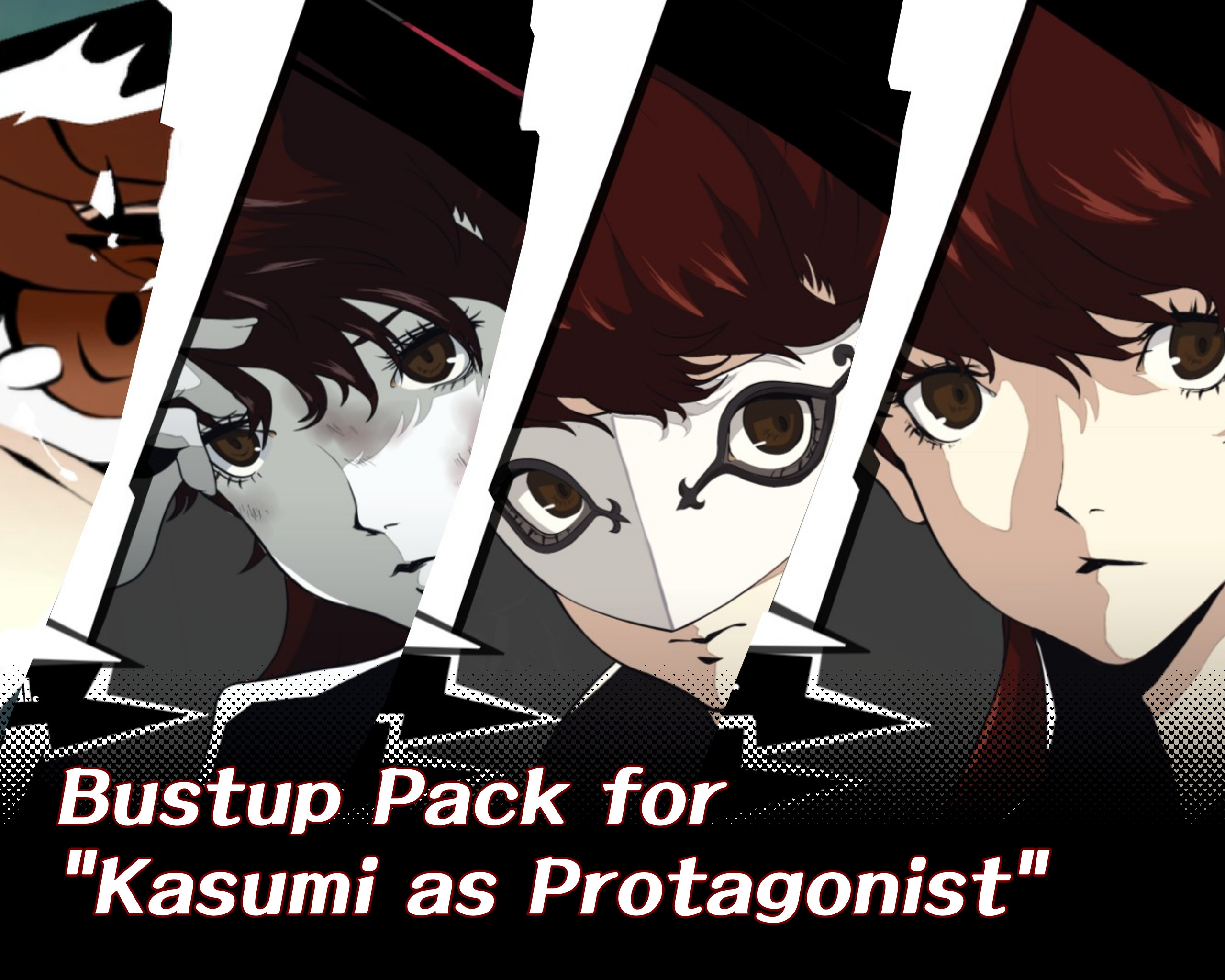 Bustup Pack for "Kasumi as Protagonist" Mod for Persona 5 Royal (PC ...