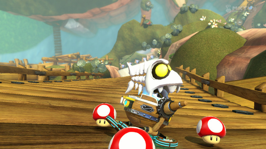 Mario kart world newcomer Fish bone in MK8DX Mod for Mario Kart 8 ...