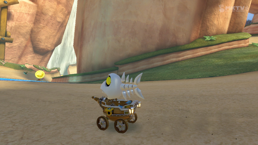 Mario kart world newcomer Fish bone in MK8DX Mod for Mario Kart 8 ...