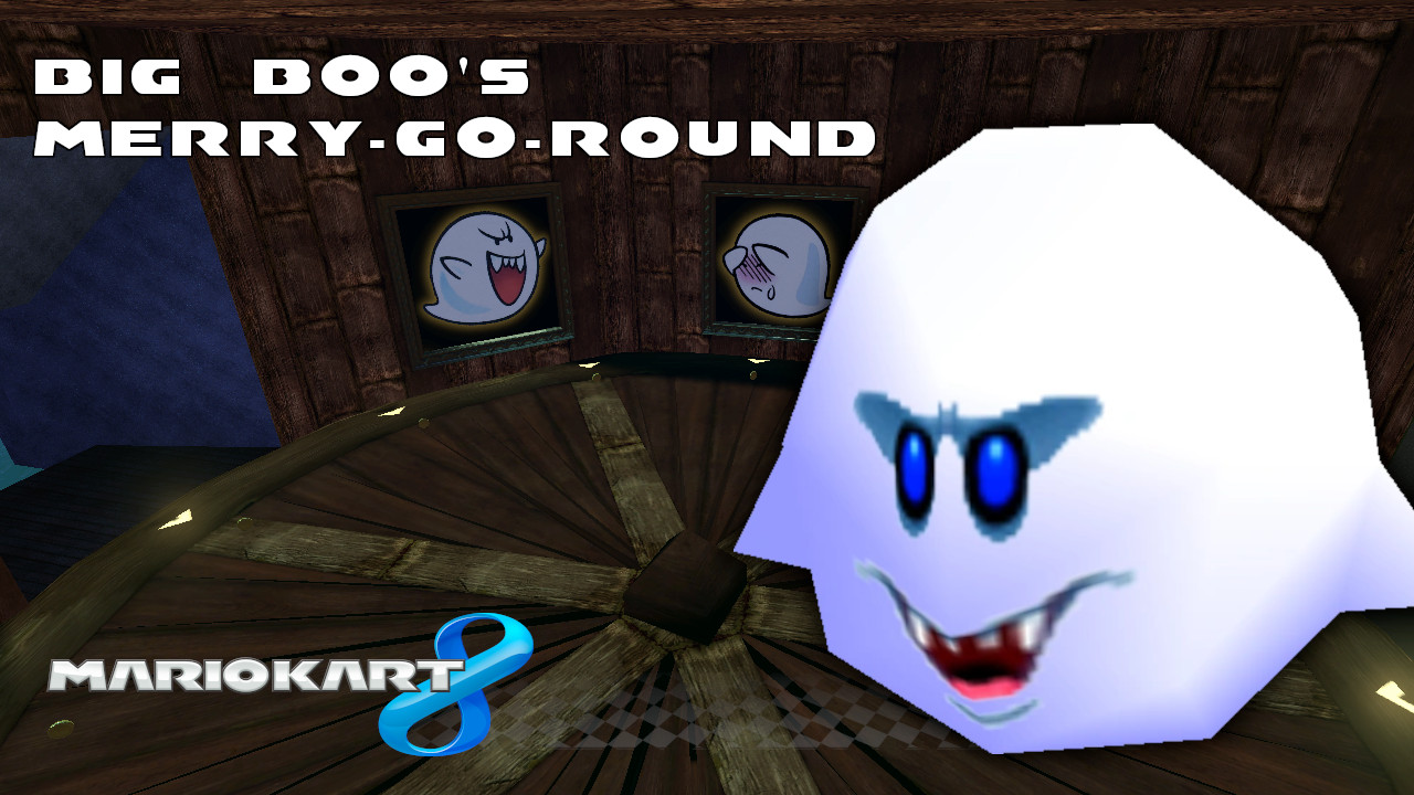SM64 Big Boo's Merry-Go-Round Mod for Mario Kart 8 | MK8 Mods