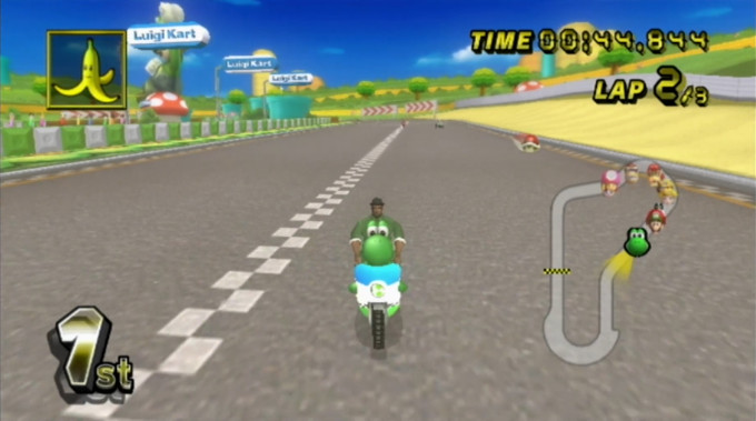 Yoshi with Big smoke Mod for Mario Kart Wii | MKWii Mods