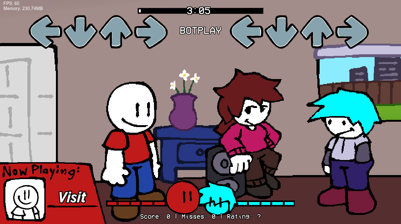 Funkin' with an Idiot (REUPLOADED) Mod for Friday Night Funkin' | FNF Mods