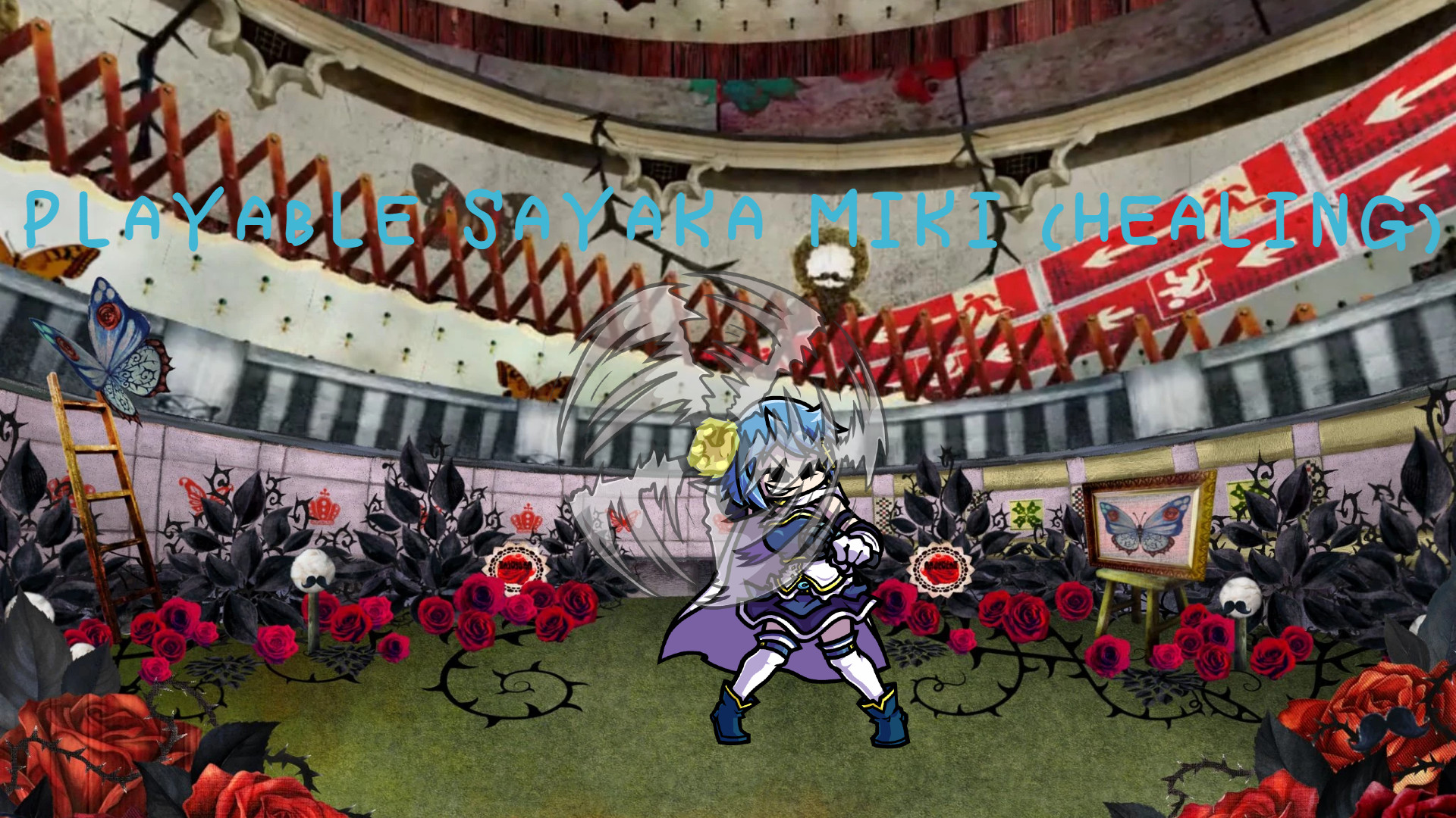 Playable Sayaka Miki (Healing) Mod for Friday Night Funkin' | FNF Mods