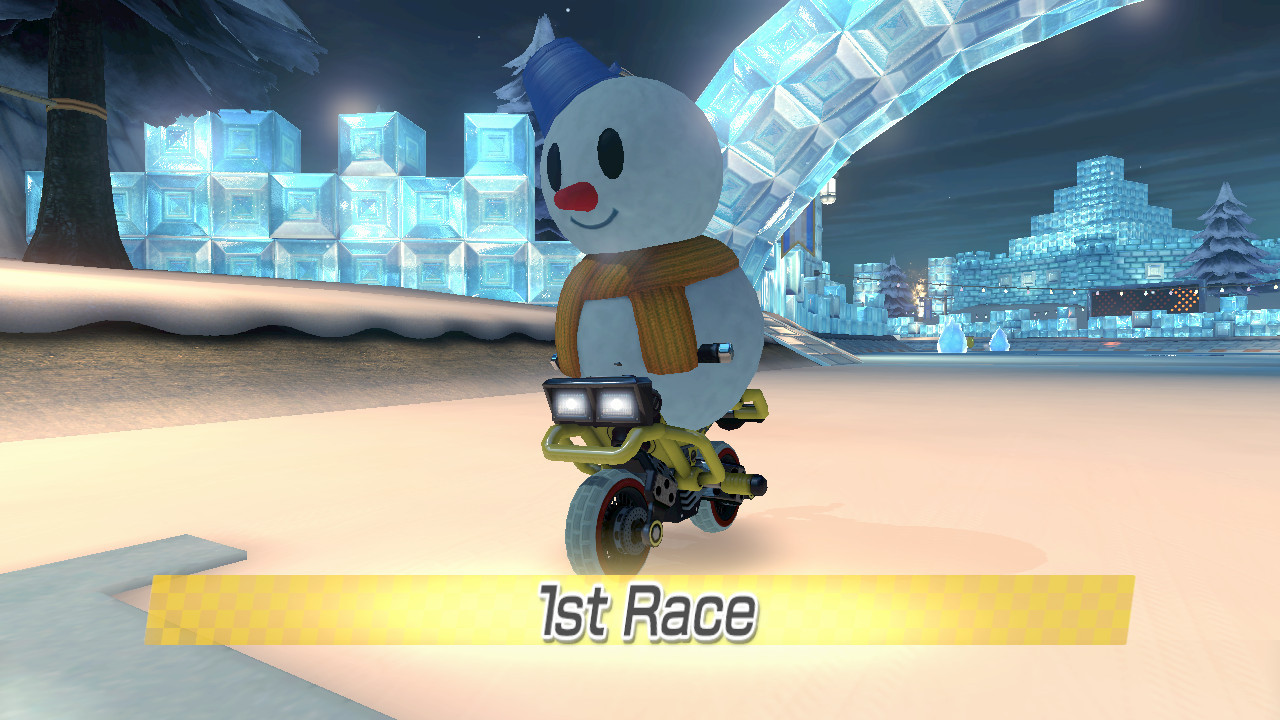 Mario kart world newcomer Snowman Mod for Mario Kart 8 Deluxe | MK8D Mods