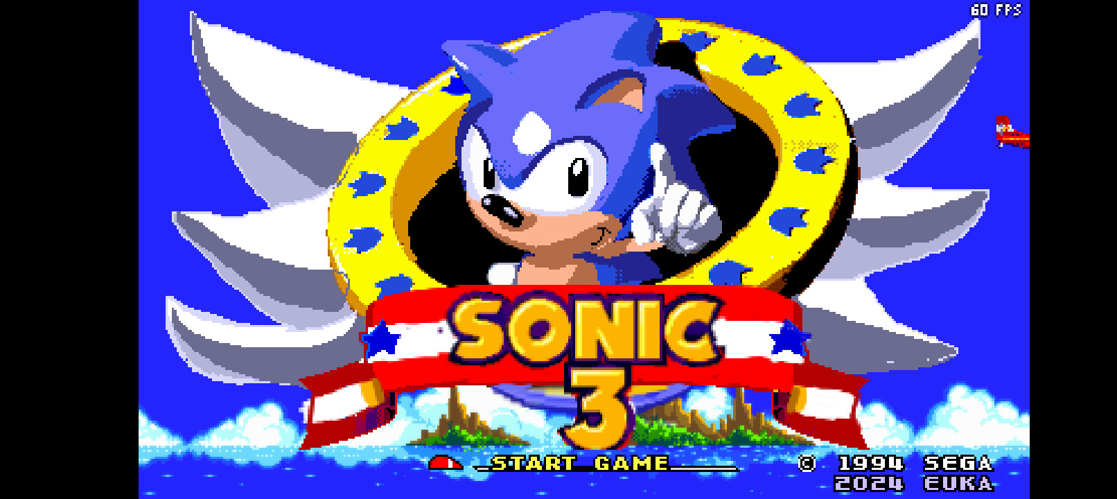 S1/S2 Styled Title (With Sonic 3 In-game Palette) Mod for Sonic 3 A.I.R ...