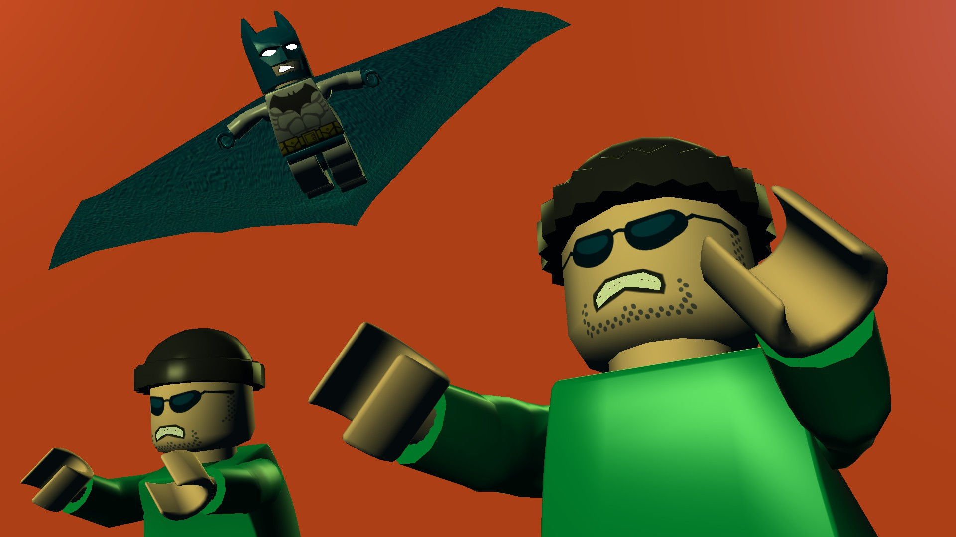 2007 Blue and Grey Batman Mod for LEGO Batman: The Video Game | LB1 Mods