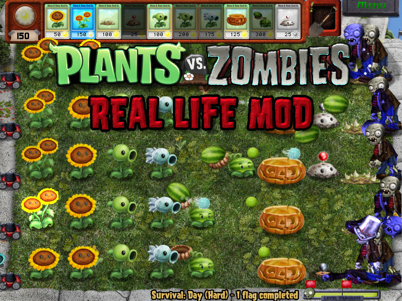 PvZ Real Life Mod Mod for Plants vs. Zombies | PVZ Mods