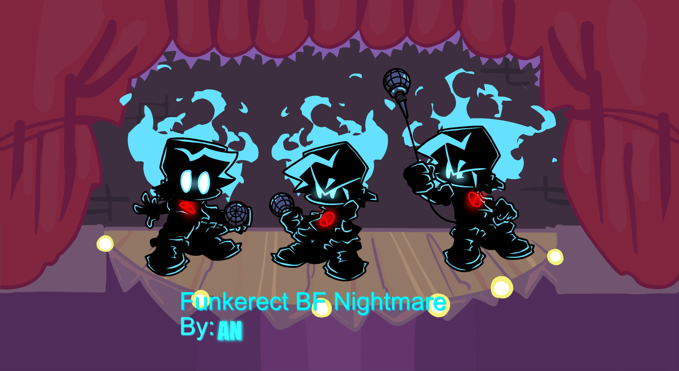 Funkerect BF Nightmare （+FLA） Mod for Friday Night Funkin' | FNF Mods