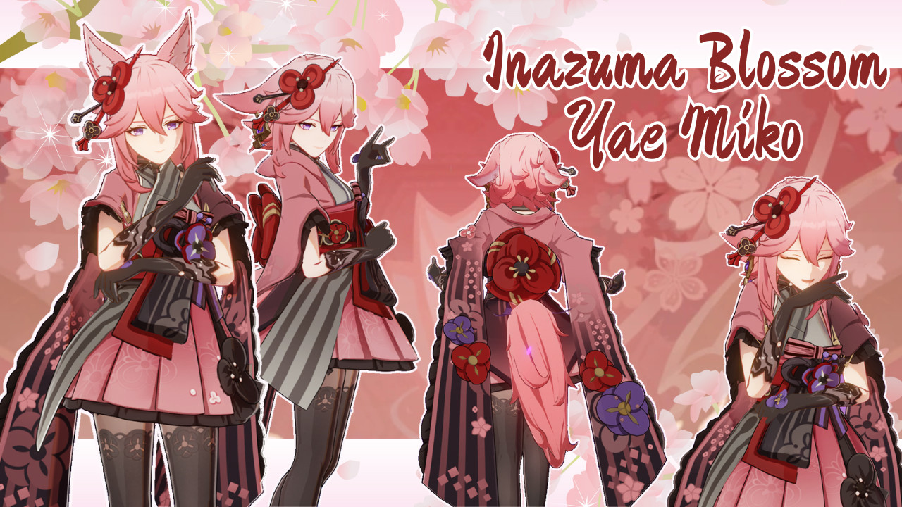 Inazuma Blossom Yae Miko °。 Mod for Genshin Impact | GI Mods