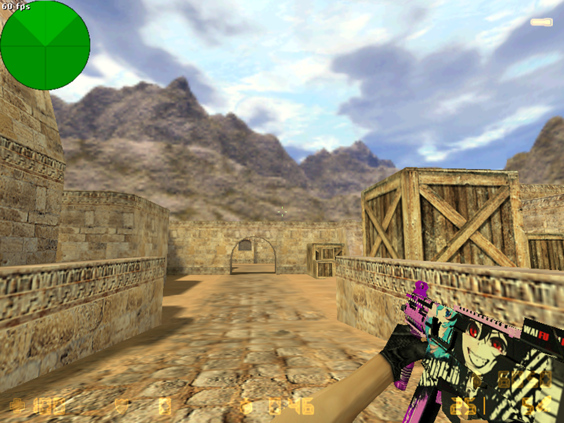 H&K UMP-45 Waifu Styling Mod for Counter-Strike 1.6 | CS1.6 Mods