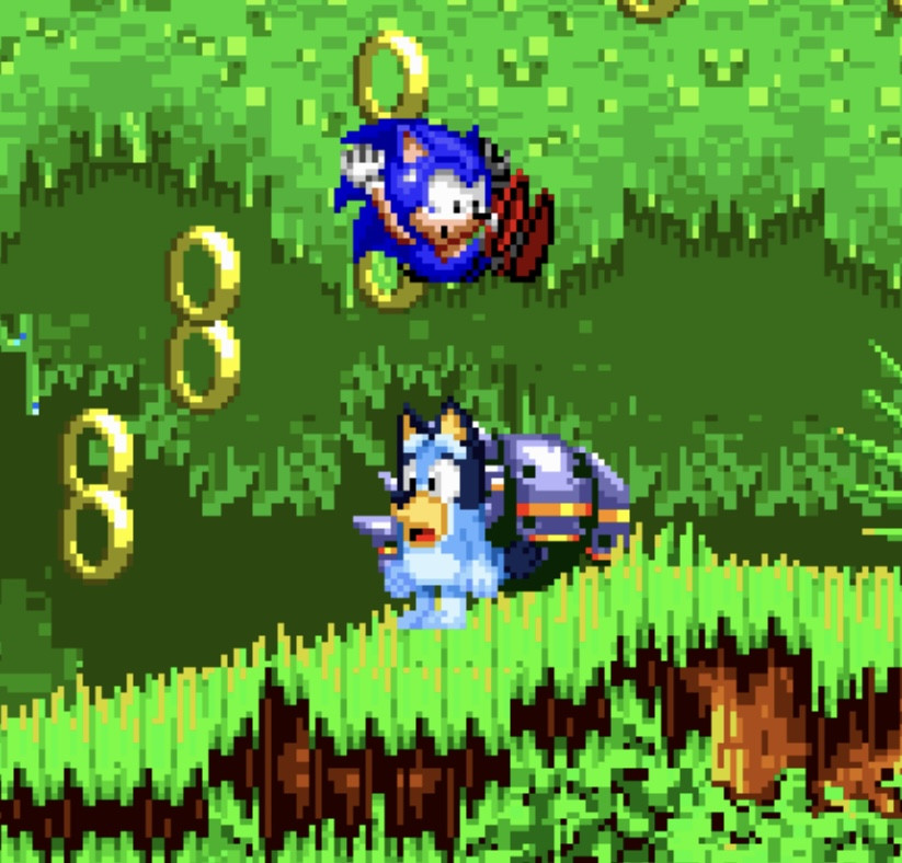 Bluey “mini” buddy Mod for Sonic 3 A.I.R. | S3AIR Mods