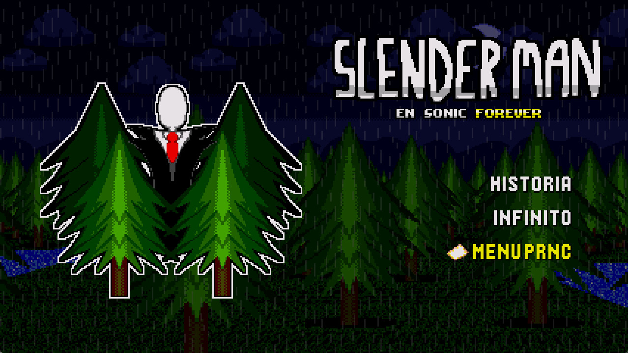 Slenderman In S1F En Español Mod for Sonic the Hedgehog Forever | S1F Mods