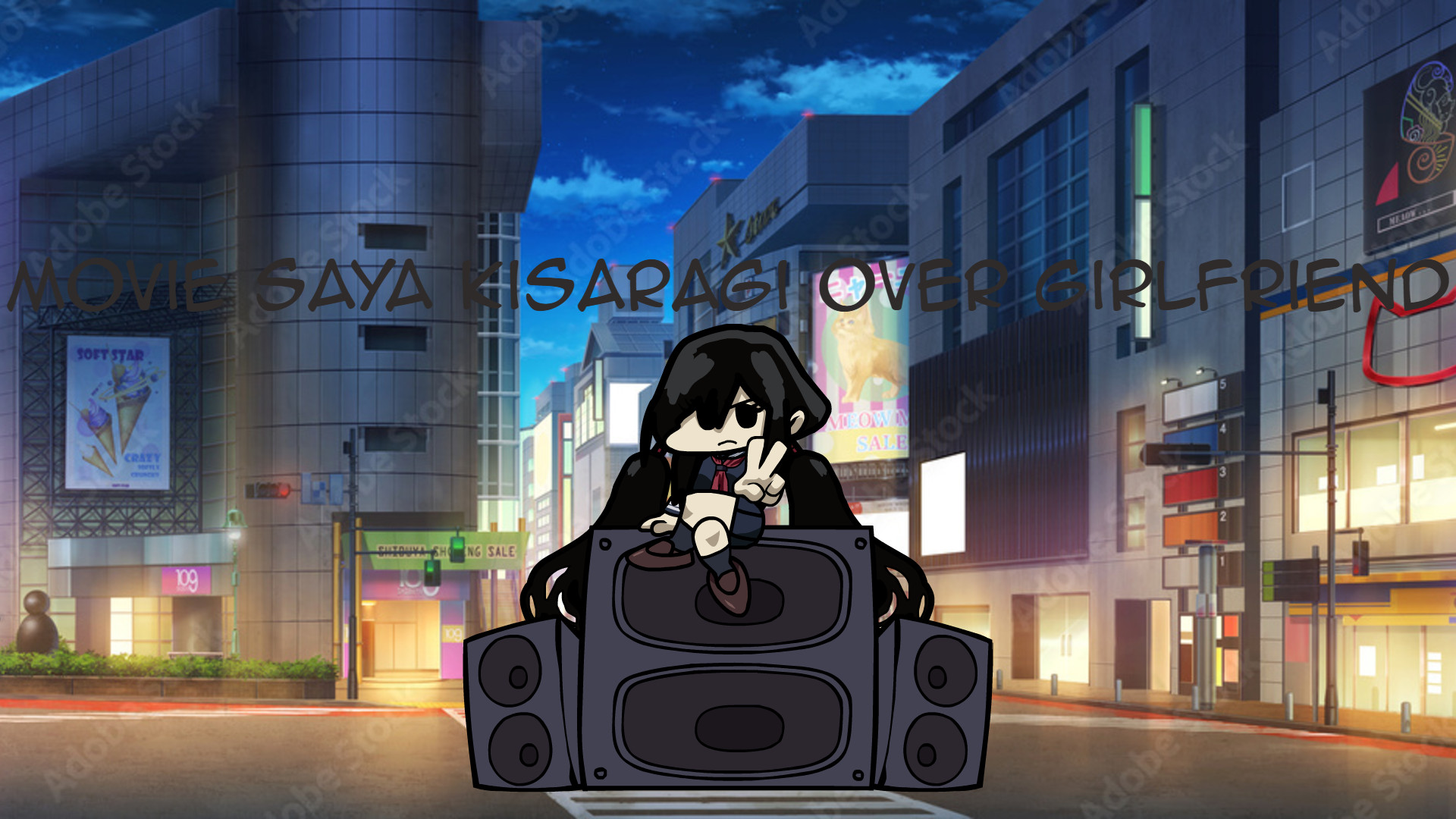 Movie Saya Kisaragi over Girlfriend + FLA Mod for Friday Night Funkin ...