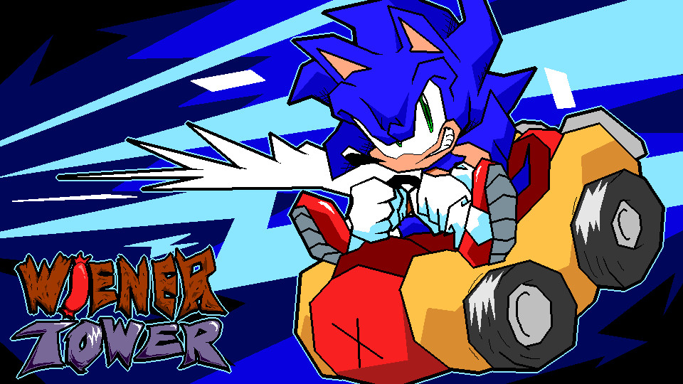 Wiener Sonic Skin (Wiener tower) Mod for Dr. Robotnik's Ring Racers ...