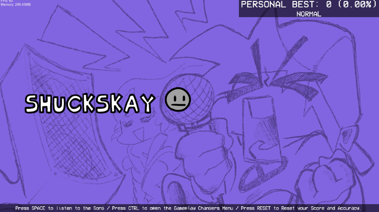 Shucks but it's kay and zxc :shocked: Mod for Friday Night Funkin ...