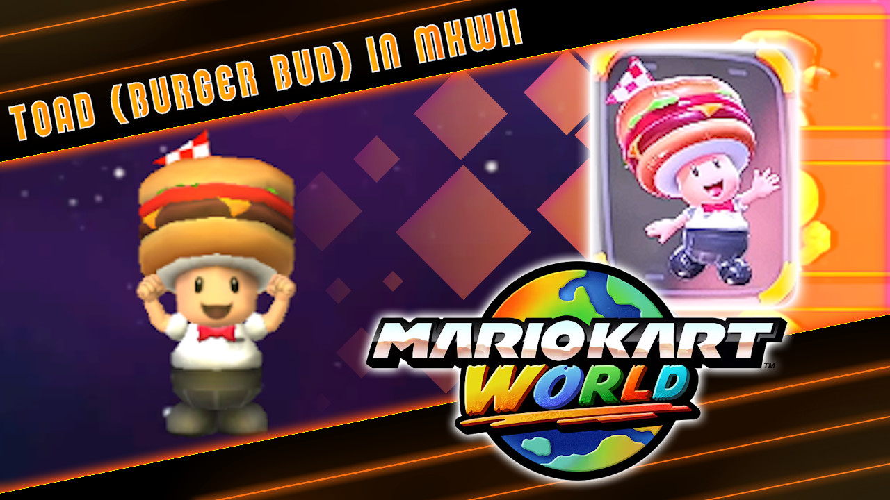 Toad (Burger Bud) in MKWii Mod for Mario Kart Wii | MKWii Mods