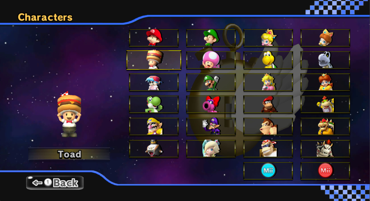 Toad (Burger Bud) in MKWii Mod for Mario Kart Wii | MKWii Mods