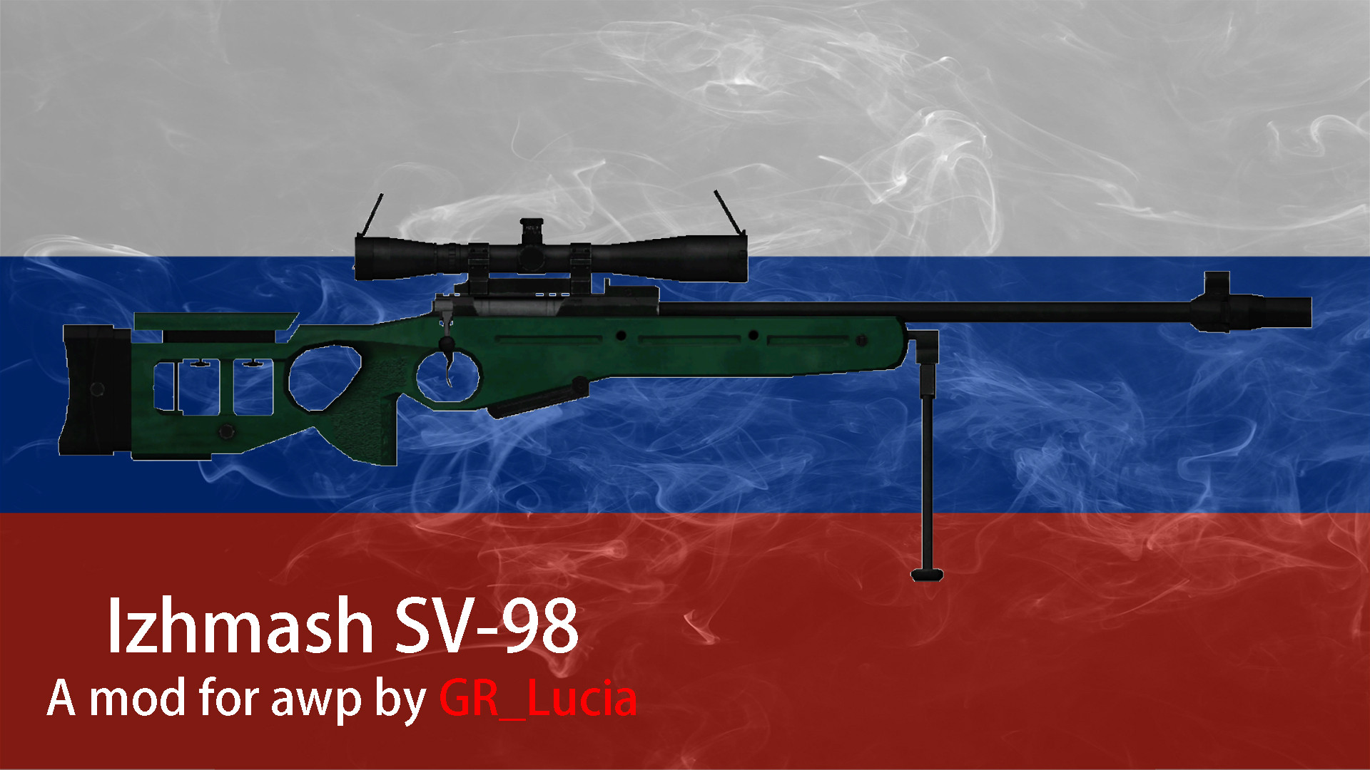 Izhmash SV-98 Sniper Rifle Mod for Counter-Strike 1.6 | CS1.6 Mods
