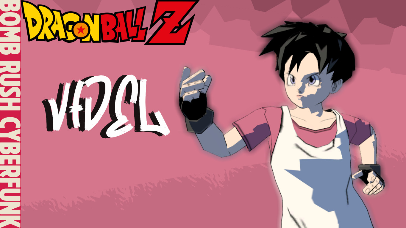 Videl (Dragon Ball Z Budokai 3) Mod for Bomb Rush Cyberfunk | BRC Mods