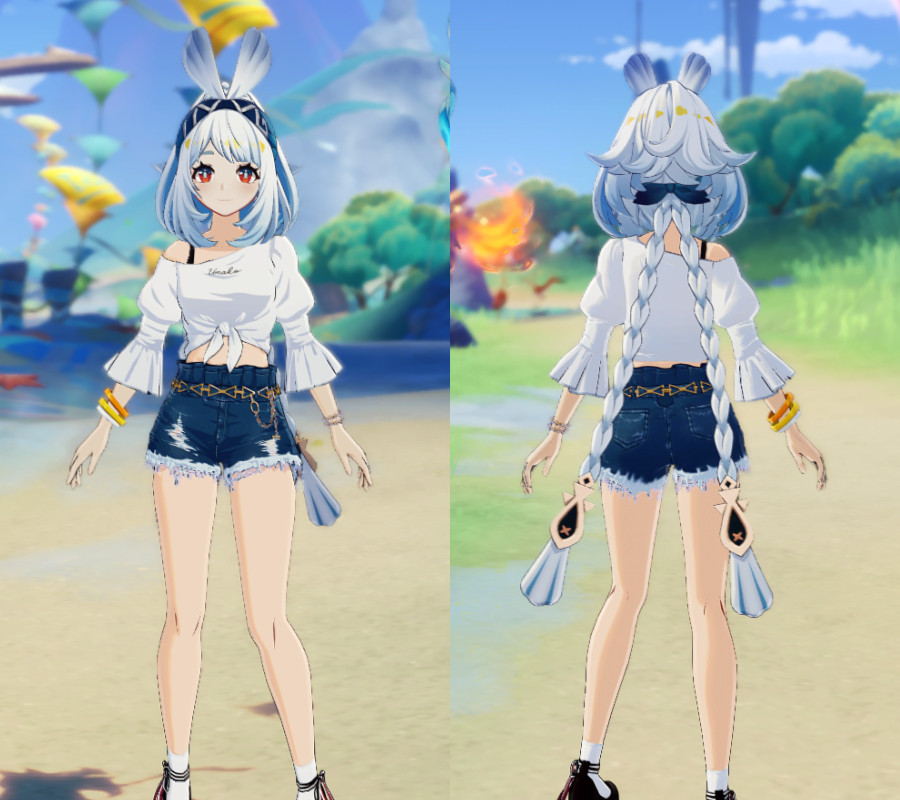 Mualani Tosen Costume Mod Mod for Genshin Impact | GI Mods