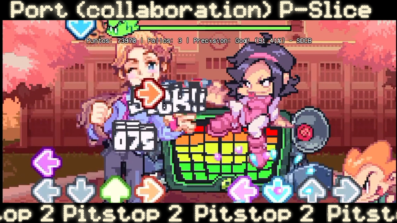 PITSTOP 2 - Port psych engine P-Slice Mod for Friday Night Funkin' | FNF Mods