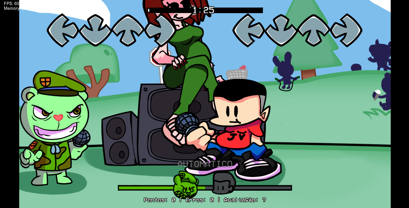 Fliqpy over Daddy Dearest Mod for Friday Night Funkin' | FNF Mods