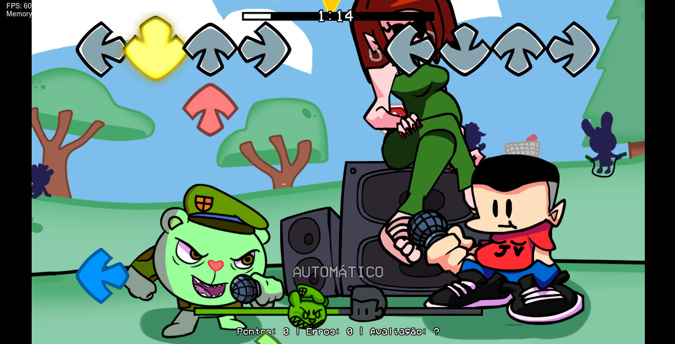 Fliqpy over Daddy Dearest Mod for Friday Night Funkin' | FNF Mods