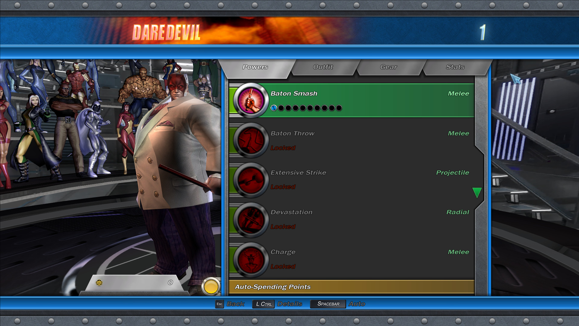 Daredevil in a Fat Suit Mod for Marvel: Ultimate Alliance | MUA Mods