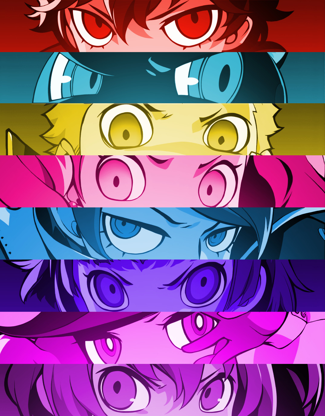 Colorful Cutins Mod for Persona Q2 | PQ2 Mods