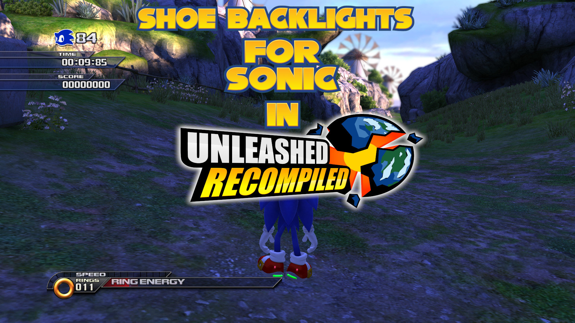 Sonic Coloured Backlights Mod for Unleashed Recompiled | UR Mods