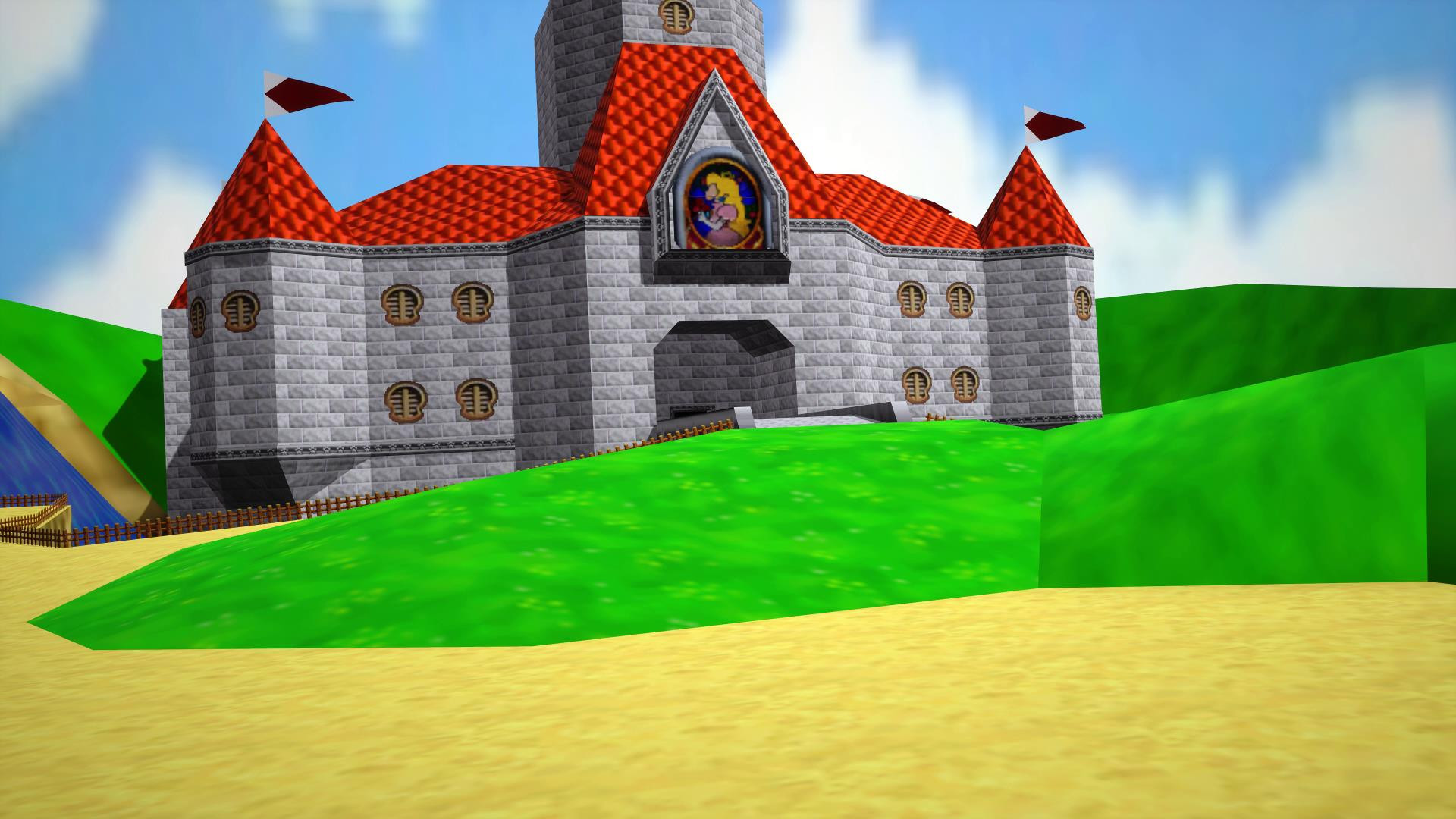 Peach's Castle (SM64) Mod for Dragon Ball: Sparking! ZERO | DBSZ Mods