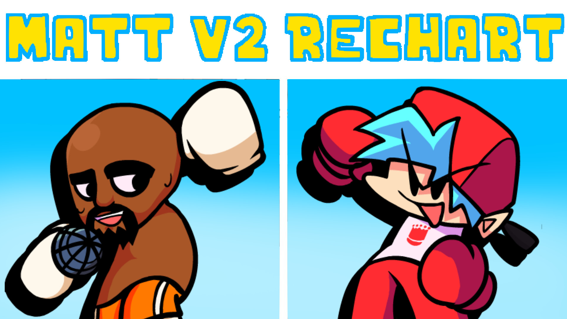 Matt V2 Rechart V3 Style DUET AND SPAM MODE! Mod for Friday Night Funkin' | FNF Mods