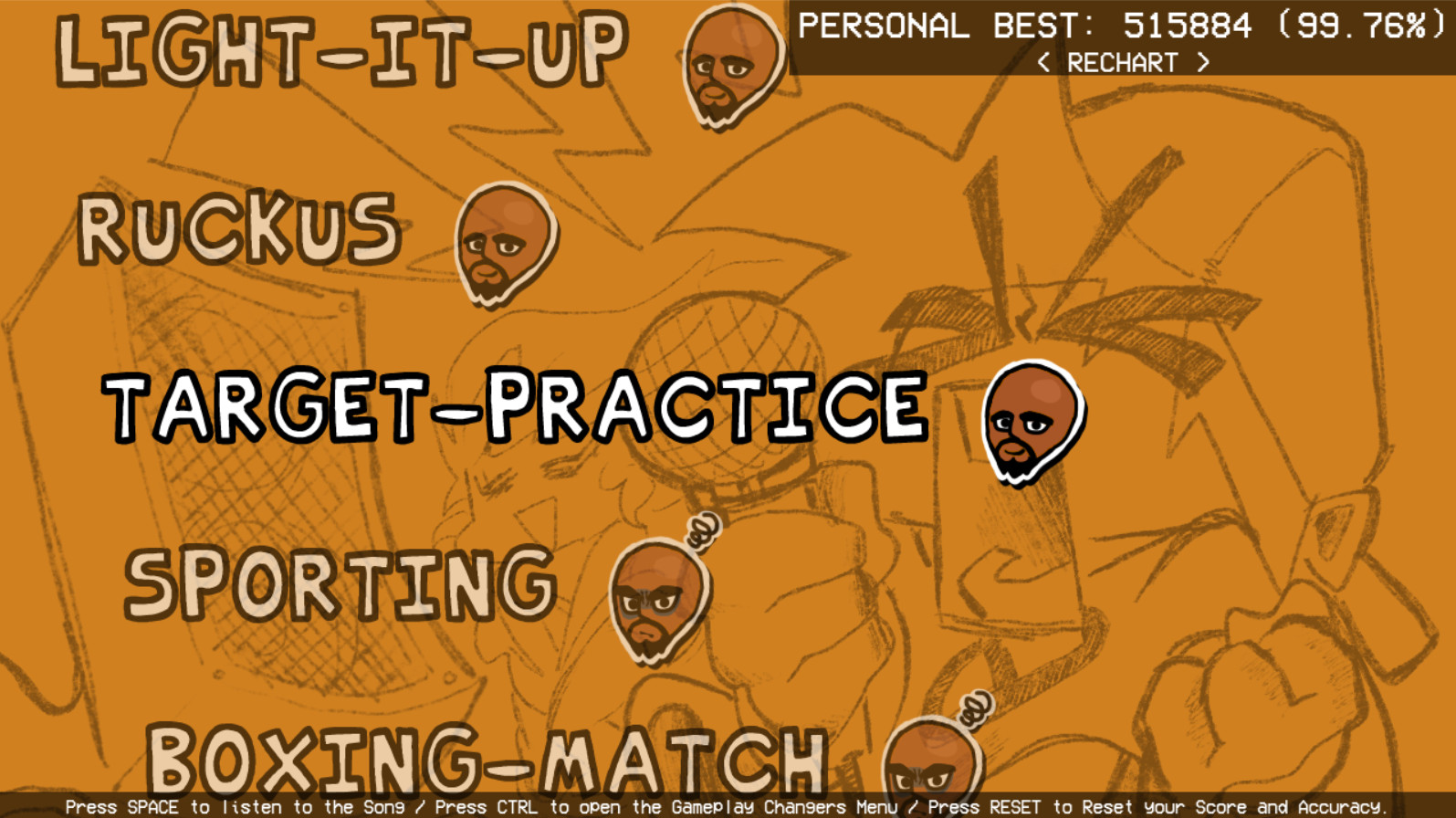 Matt V2 Rechart V3 Style DUET AND SPAM MODE! Mod for Friday Night Funkin' | FNF Mods