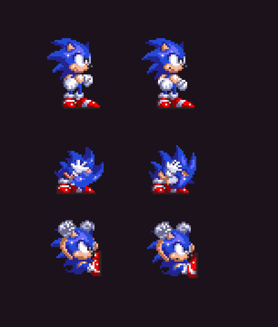 Sonic Sprite Improvements Mod for Sonic 3 A.I.R. | S3AIR Mods