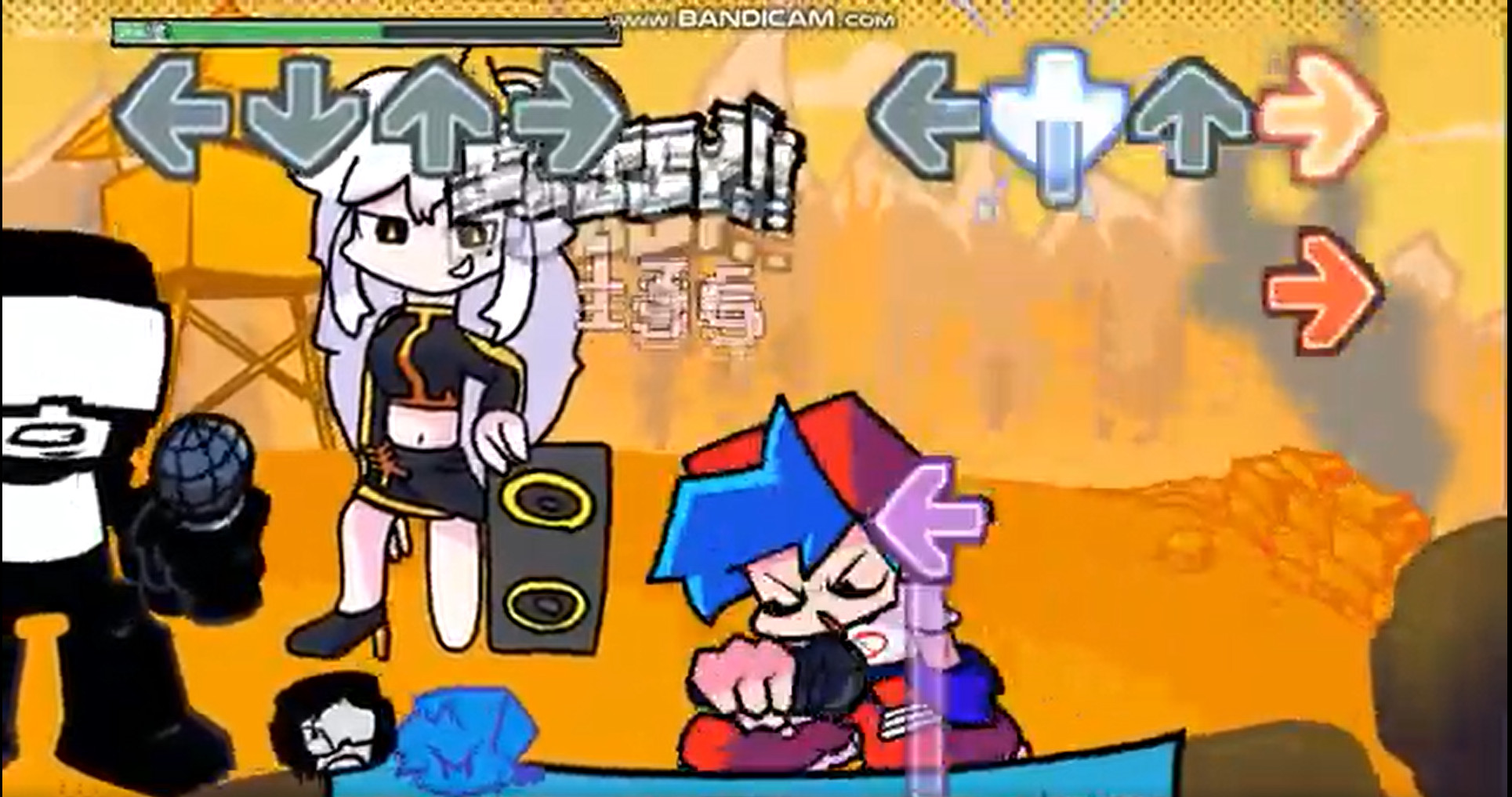 Shiro but she's a GF skin Mod for Friday Night Funkin' | FNF Mods