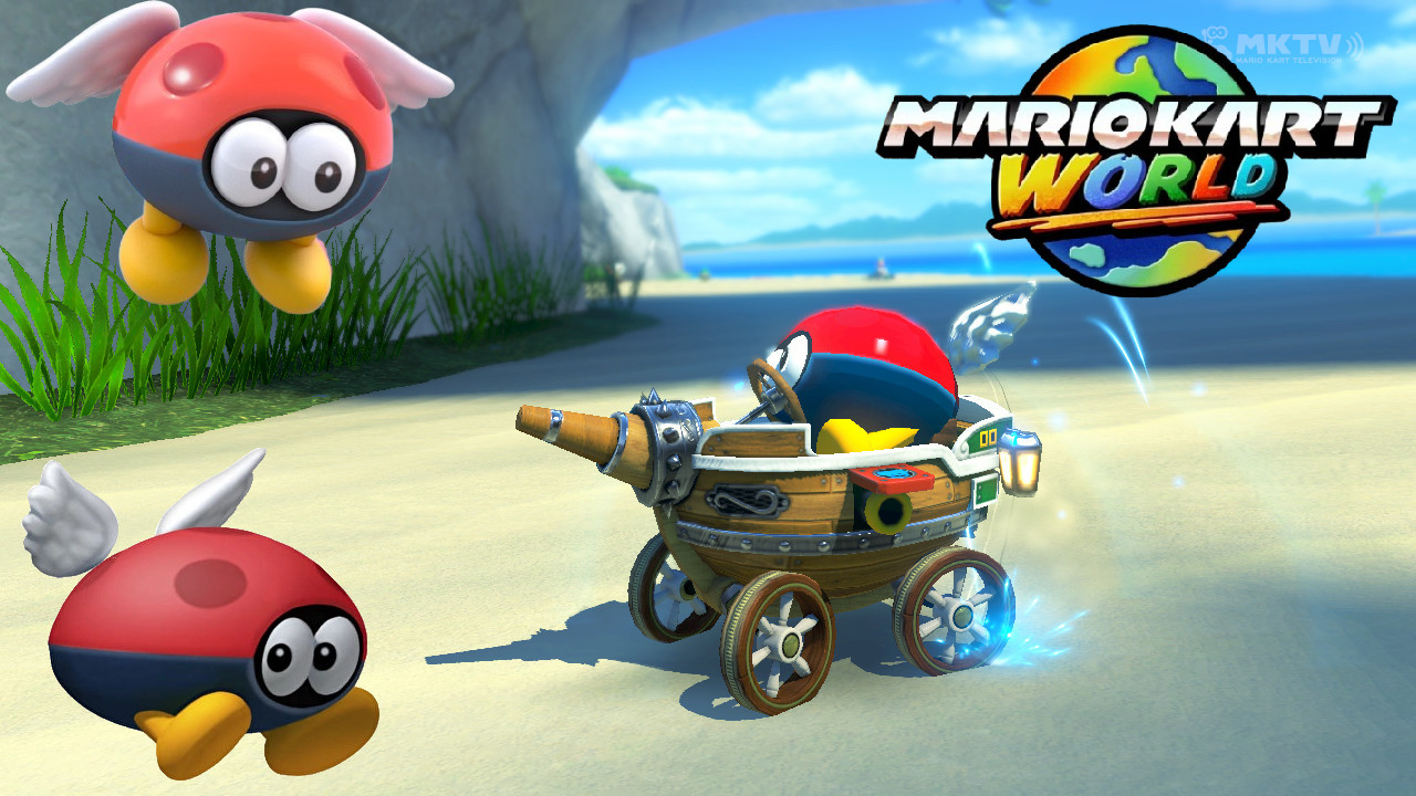 Mario kart world newcomer Para-Biddybud Mod for Mario Kart 8 Deluxe ...