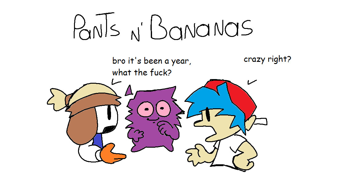 Pants n'bananas One year (Mod folder) Mod for Friday Night Funkin ...