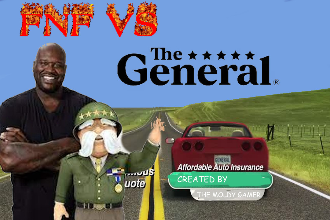 FNF VS. The General Car Insurance Mod for Friday Night Funkin' | FNF Mods