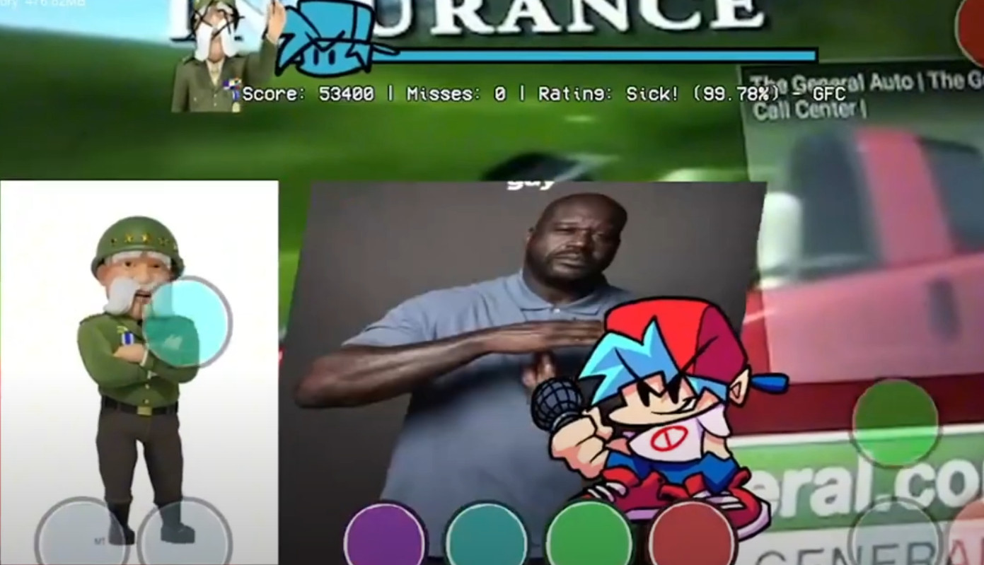 FNF VS. The General Car Insurance Mod for Friday Night Funkin' | FNF Mods