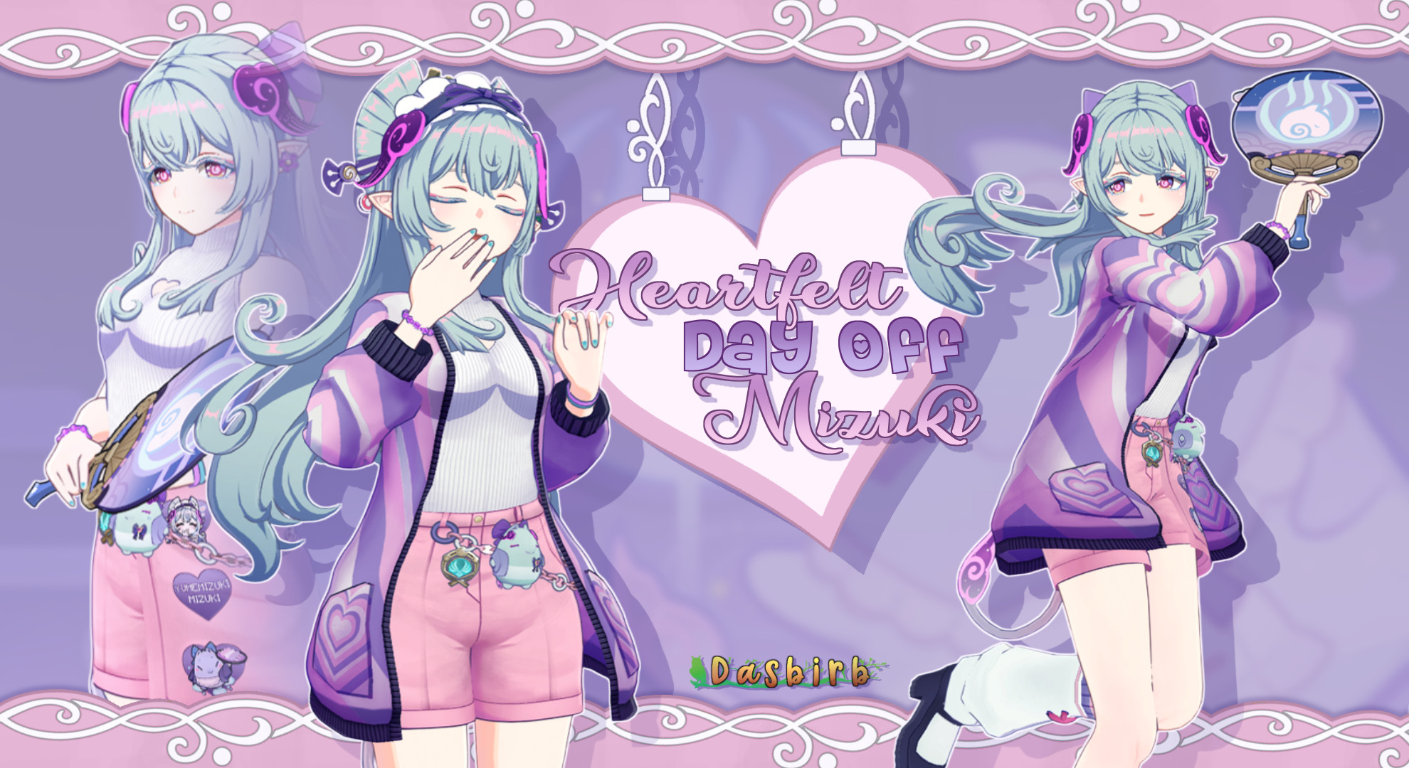 Heartfelt Day Off Mizuki Mod for Genshin Impact | GI Mods