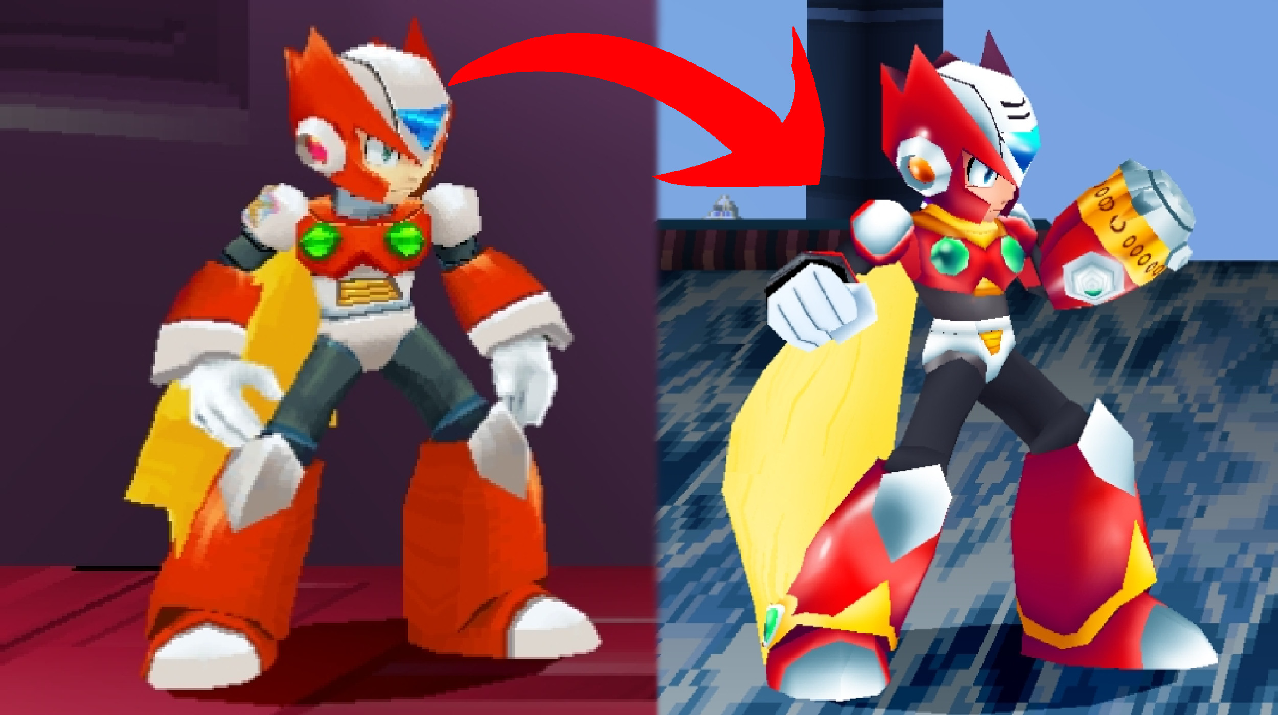 Third Armor & Vile Mk-2 Mod for Mega Man Maverick Hunter X | MMMHX Mods