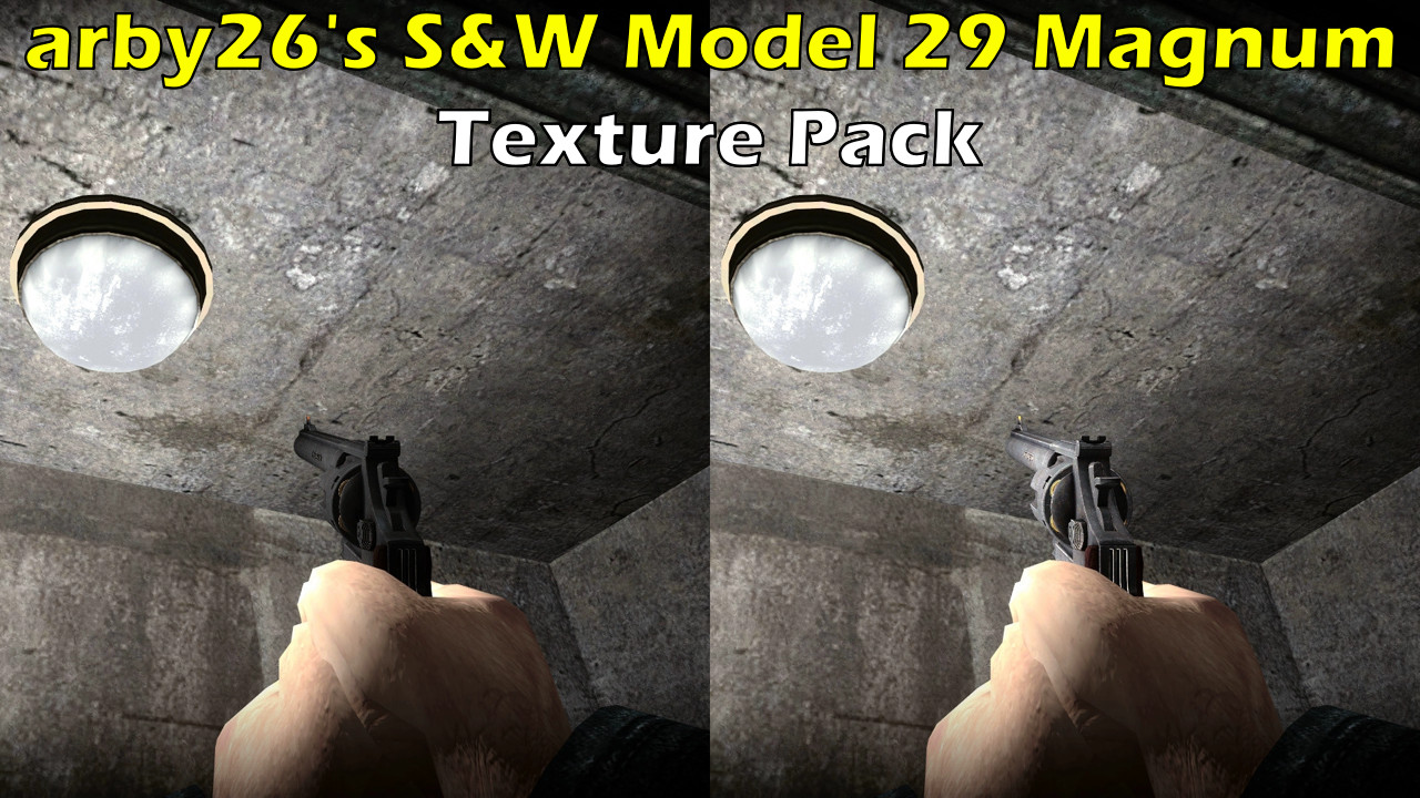 arby26's S&W Model 29 Magnum Texture Pack Mod for Half-Life 2 | HL2 Mods